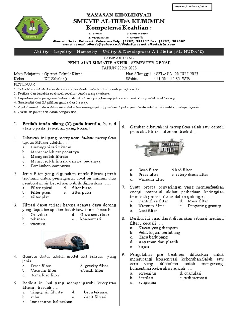 Psat GNP Otk Xi 2023 Oke | PDF