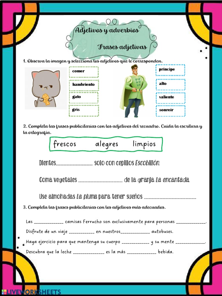 Adjetivos, Adverbios y Frases Adjetivas | PDF | Adverbio