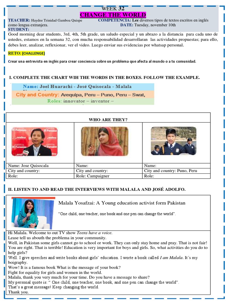 Guìa de Aprendizaje Semana 32. Gamboa | PDF