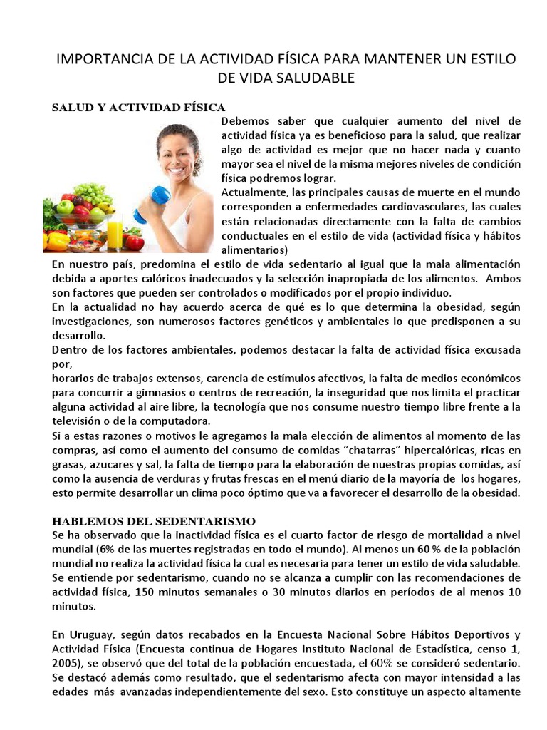 Plan Lector | PDF | Obesidad | Estilo de vida sedentario