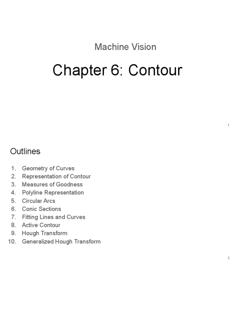 Chapter 6 - Contour | PDF | Circle | Algorithms