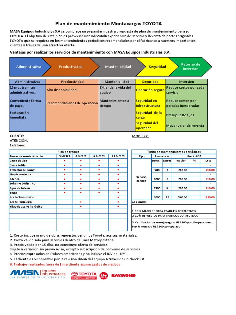 Plan de Mantenimiento Electrico | PDF | Presupuesto | Economias
