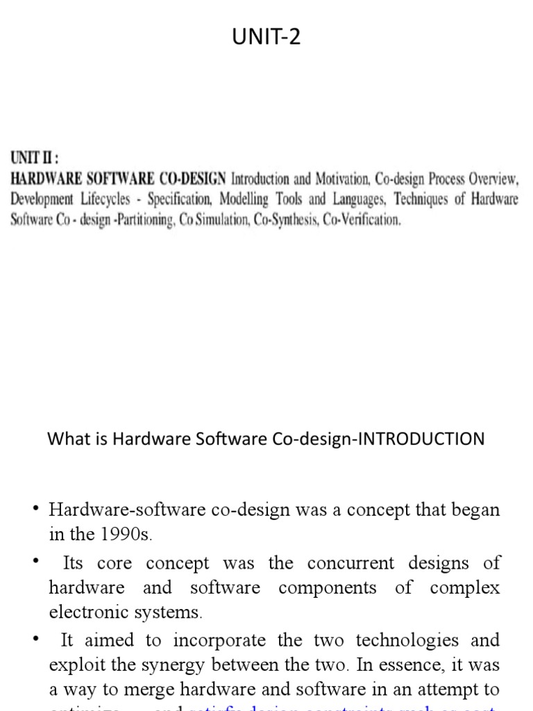 Es Unit2 Pdf Central Processing Unit Parallel Computing