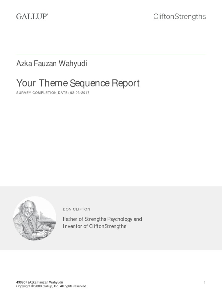 Gallup 34 Themes | PDF | Learning | Social Psychology