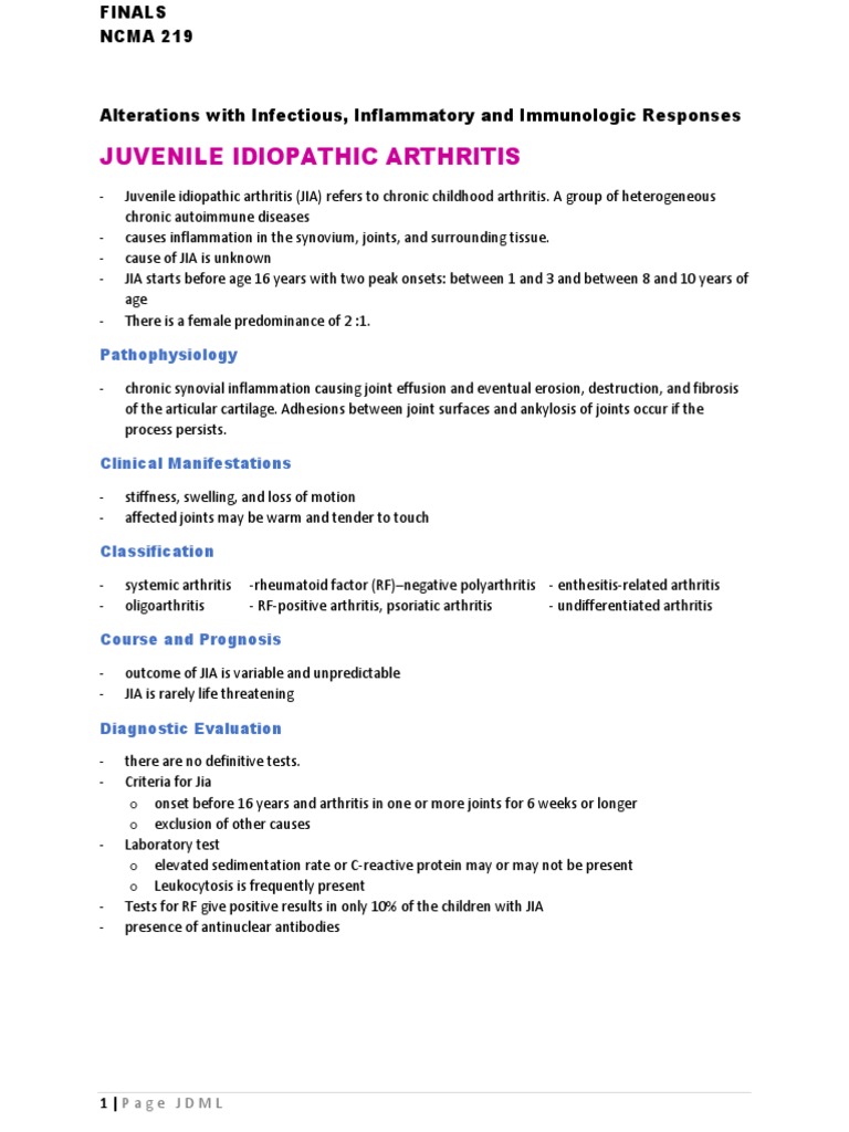 Ncma 219 Finals Complete | PDF | Allergy | Dermatitis