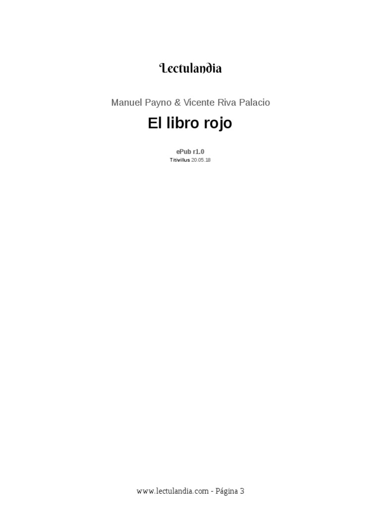 El libro rojo de Payno y Riva Palacio | PDF