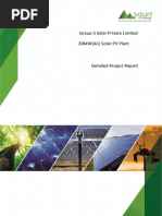 Solar Project Proposal PDF | PDF | Solar Power | Solar Panel