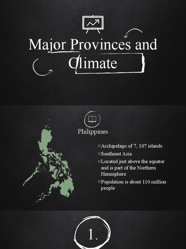 Major Provinces and Climate | PDF | Mindanao | Philippines