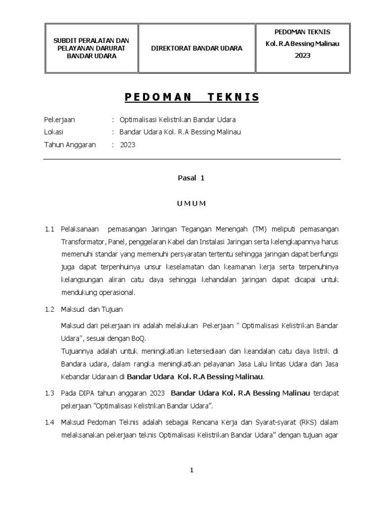 Contoh RKS | PDF