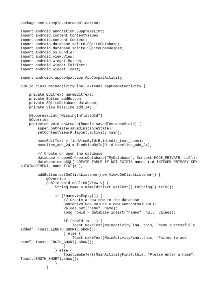 Old Code | PDF