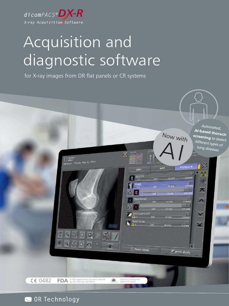 Brochure dicomPACS DX-R - EN | PDF | Radiography | Vertebral Column