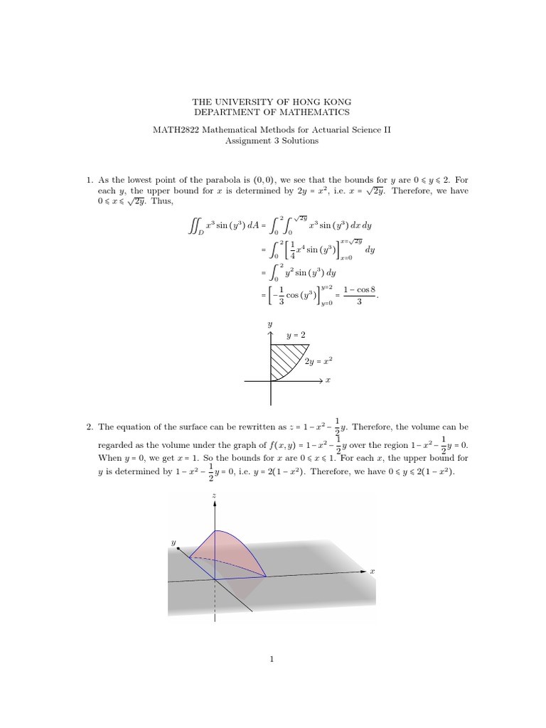Assignment 3 Sol | PDF | Sphere | Mathematical Concepts