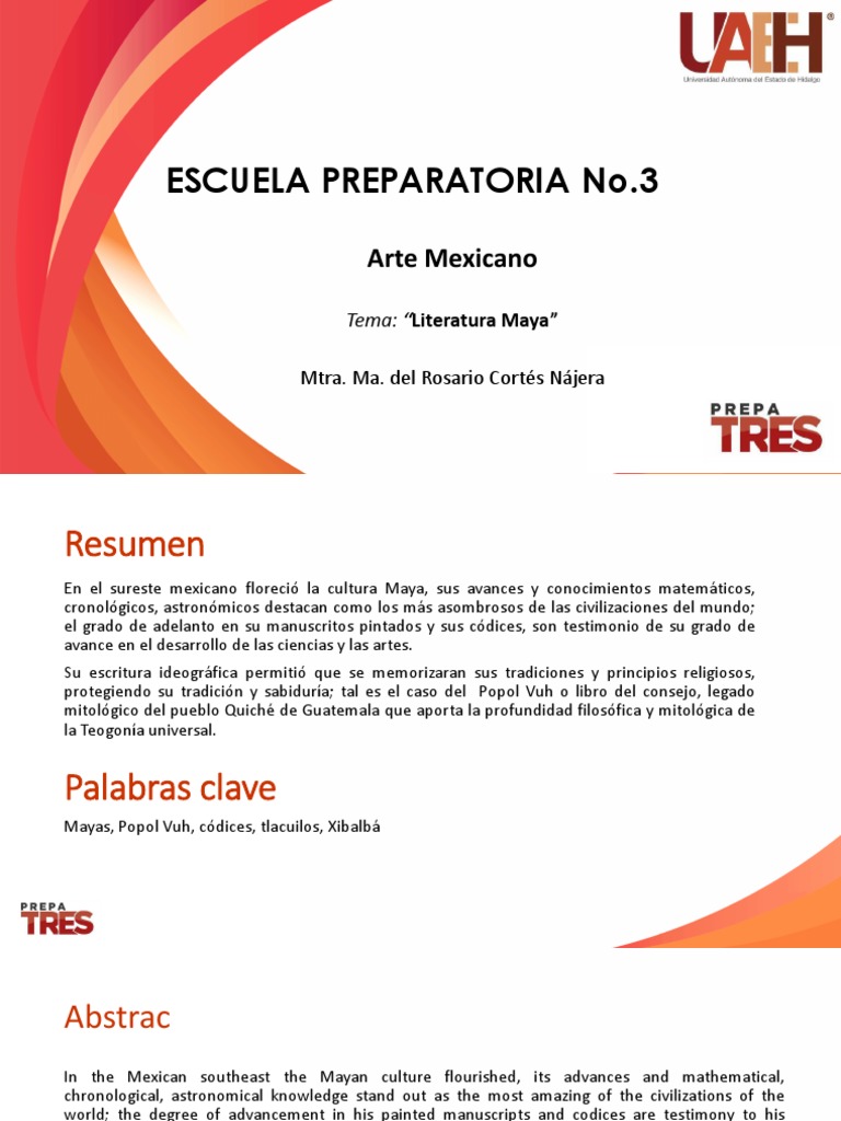 Literatura Maya | PDF | Civilización maya | Mesoamérica
