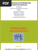 Definición Del Paradigma Sociocrítico | PDF | Conocimiento | Paradigma