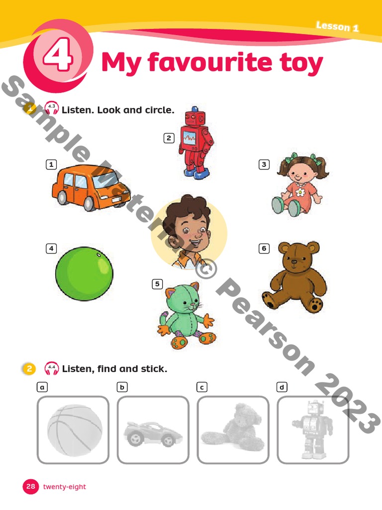 My Favourite Toy Activity Book | PDF