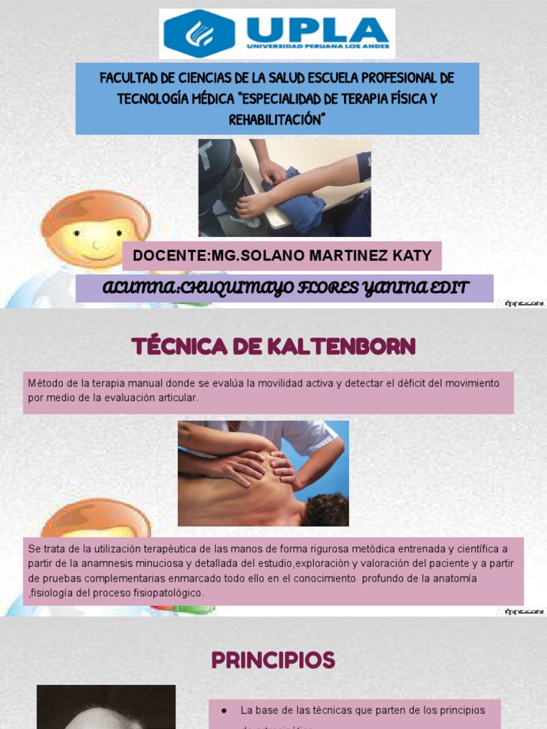 Técnica Kaltenborn en Terapia Manual | PDF | Articulación | Terapia física
