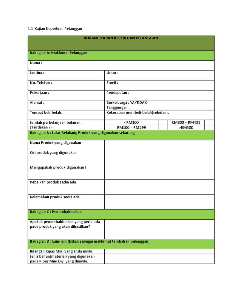 RBT Bab 2 Borang | PDF