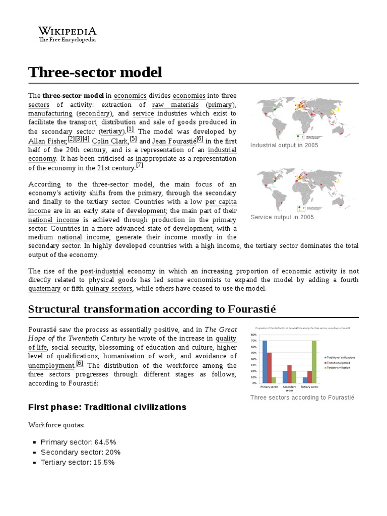 Three-Sector Model | PDF | Economies | Economics