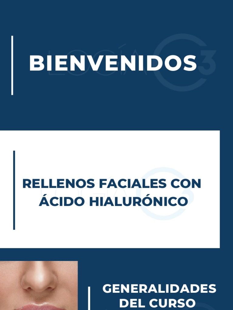Curso Intensivo de Rellenos Faciales | PDF | Especialidades Medicas | Medicina CLINICA