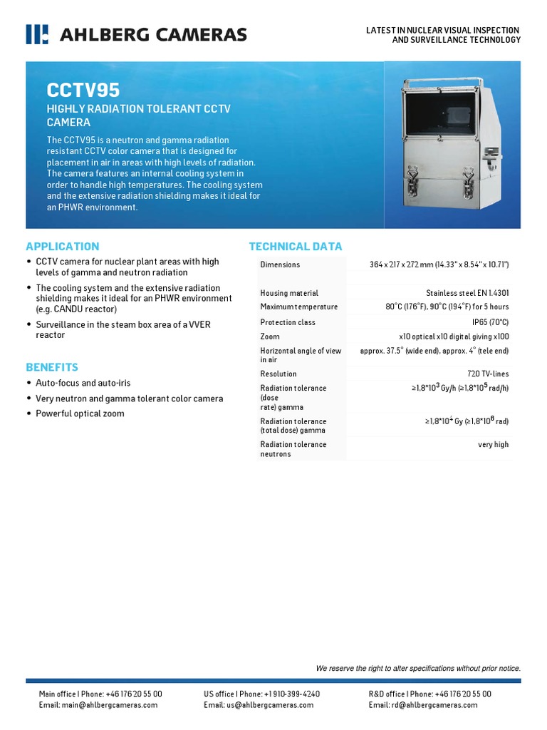 Radiation-Resistant CCTV for Nuclear Plants | PDF | Radiation | Gamma Ray