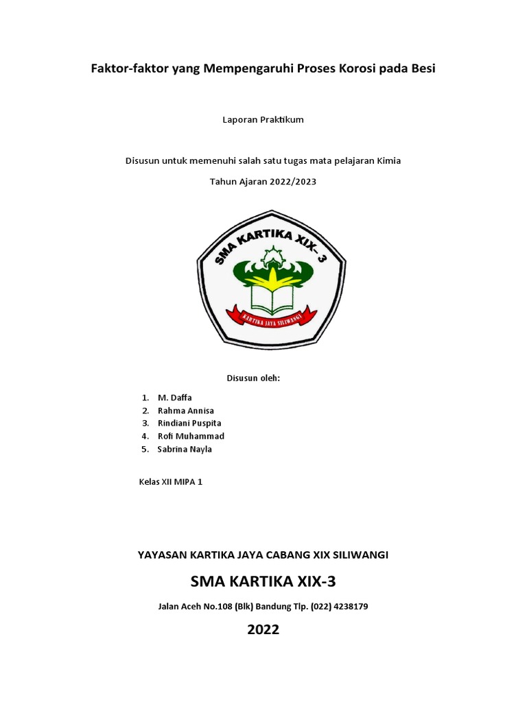 Modul Praktikum Kimia - Xii Mipa 1 | PDF