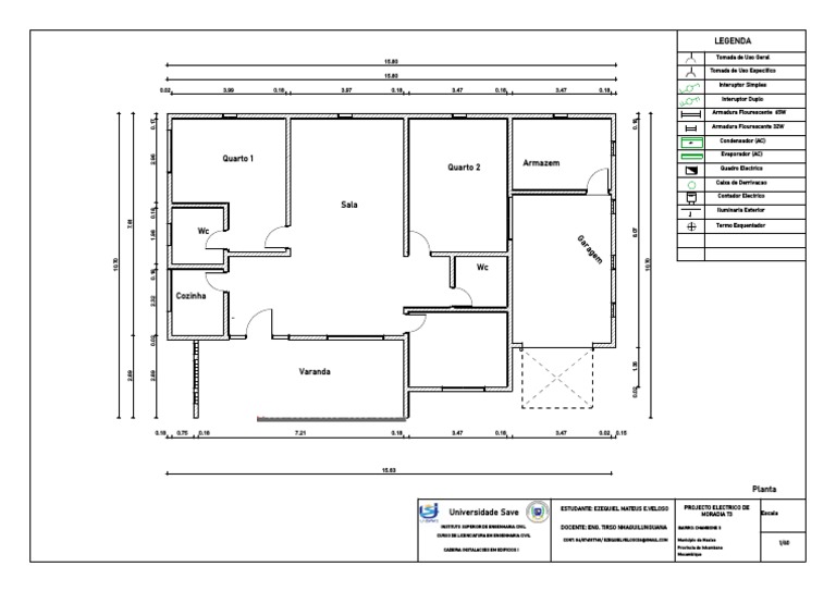01 Planta Cotada | PDF | Engenharia