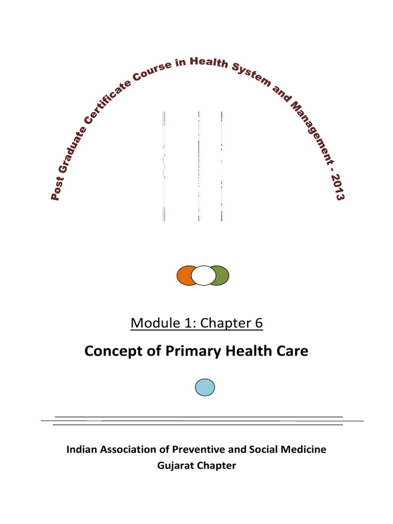 Concepts of Primary Healthcare | PDF | Health Care | Health System