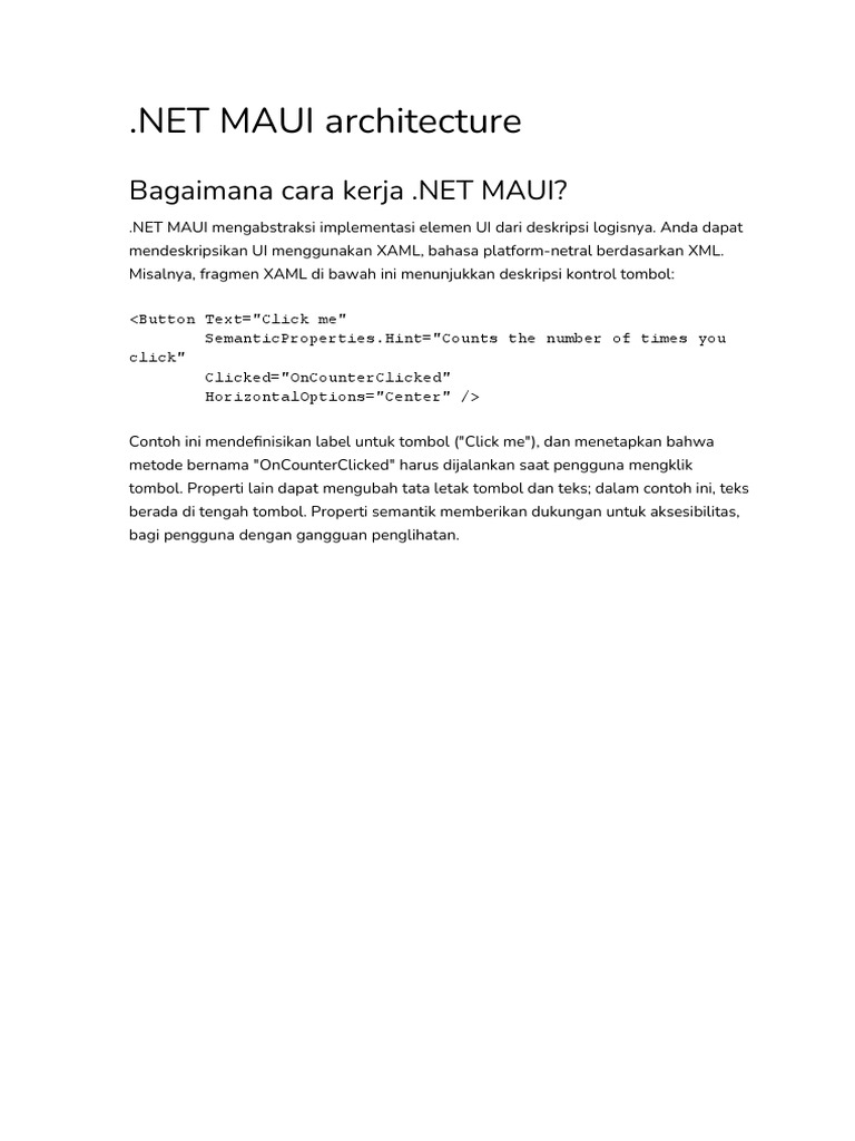 Modul 1 Praktikum NET MAUI | PDF