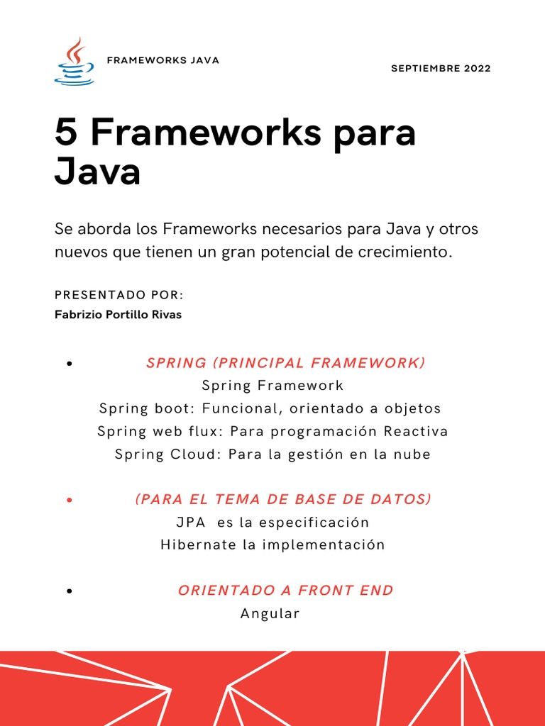 5 Frameworks Para Java Pdf
