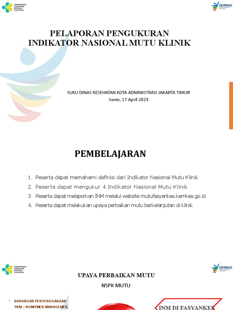 Pelaporan 4 Inm Klinik | PDF