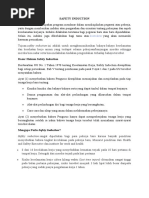 Contoh Safety Induction Di Perusahaan - Pusat Sertifikasi Praset | PDF