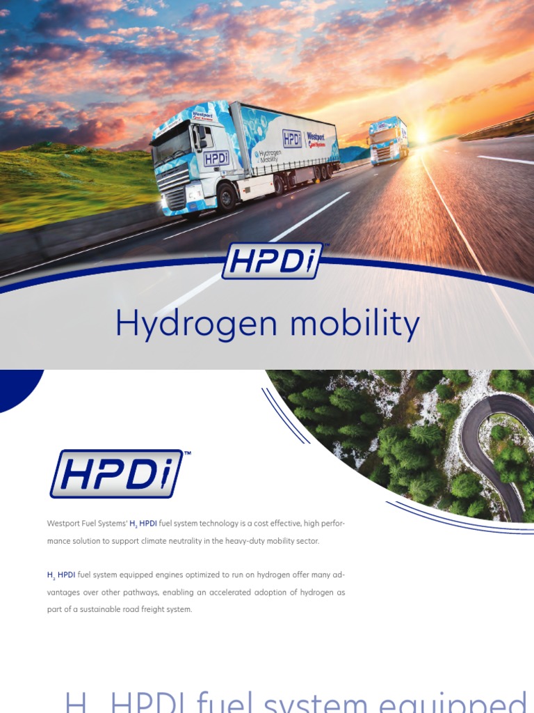TA01Z235-Brochure-HPDI-H2 | PDF | Fuel Cell | Engines