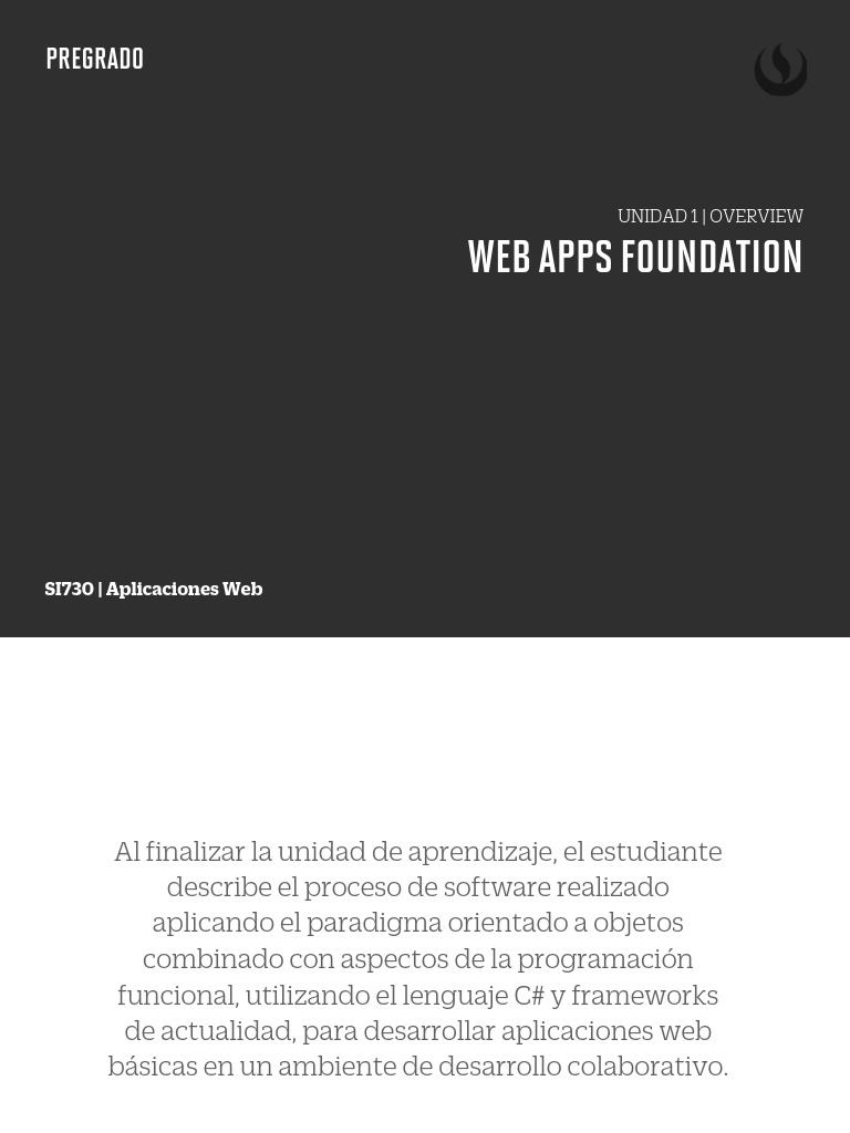 Upc Pre Si730 Web Apps Foundation - v1 | PDF | .NET Framework | Red mundial