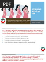 OBGYN Abbreviations | PDF | Preterm Birth | Childbirth