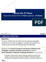 JFT Basic Sample Question | PDF | Kanji | Vocabulary