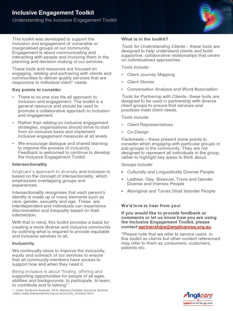Inclusive-Engagement-Guide | PDF | Intersectionality | Gender