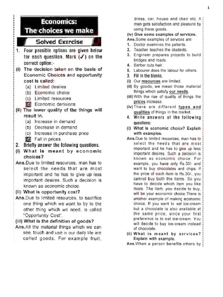 Economics Mcqs | PDF