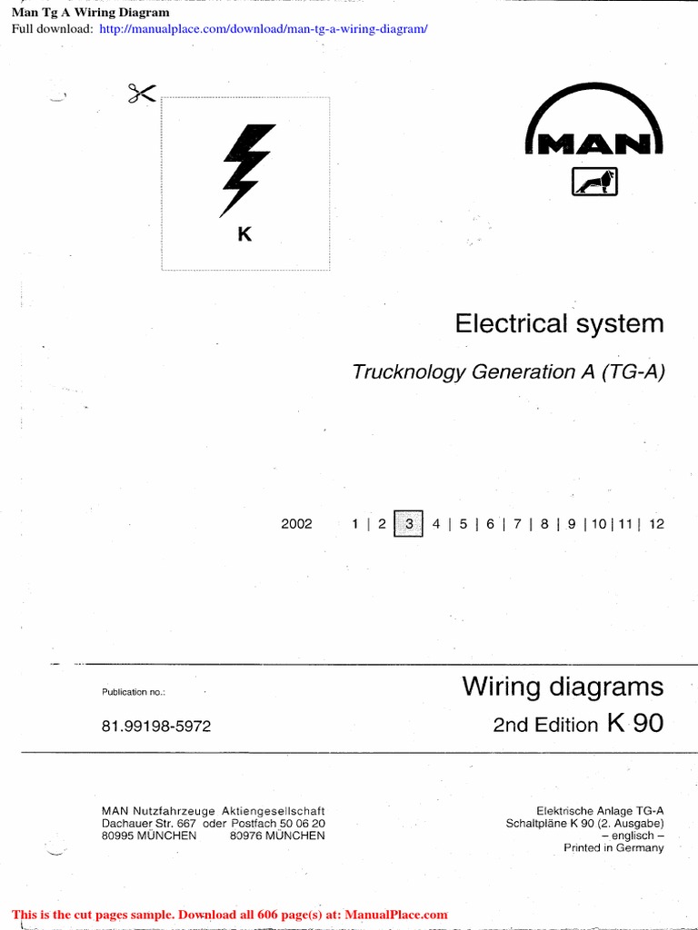Man TG A Wiring Diagram PDF | PDF