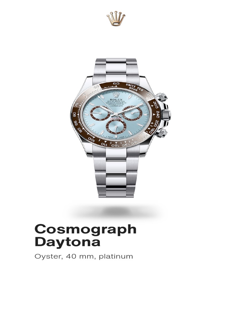 Rolex - Cosmograph - Daytona - m126506-0001 | PDF | Materials ...