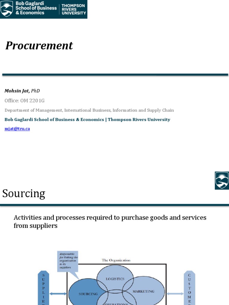 Slides - Procurement | PDF | Supply Chain | Procurement