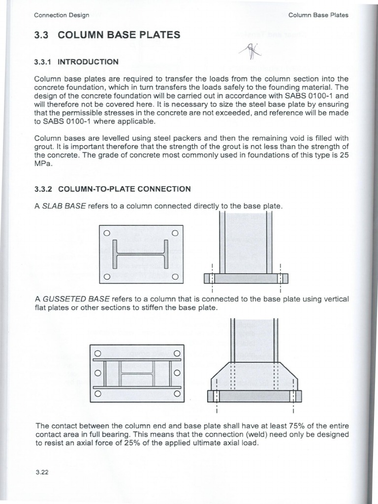 Column Base Plates | PDF
