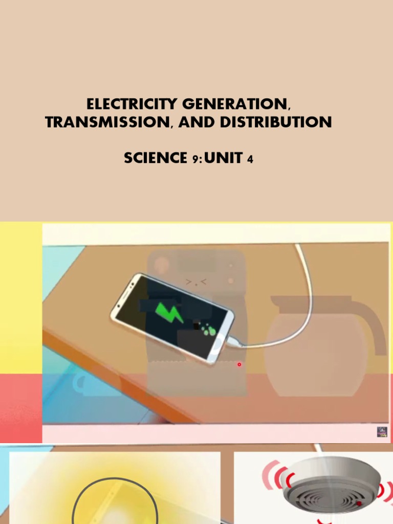 G9 - Unit 4 - Electricity Generation Transmission and Distribution 1 | PDF