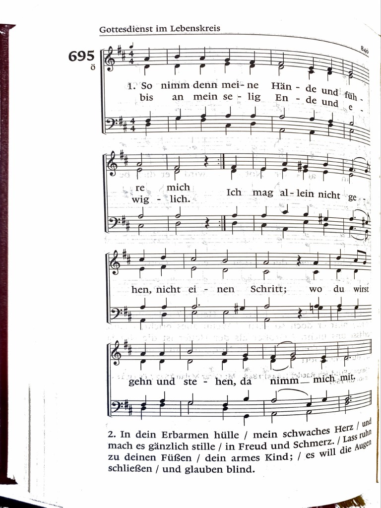 So Nimm Denn Meine Hände | PDF