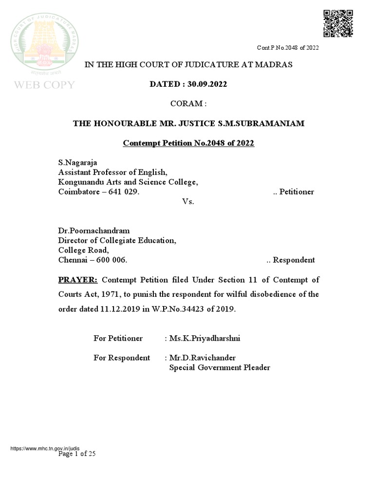 Downloaded | PDF | Contempt Of Court | Supreme Court Of India