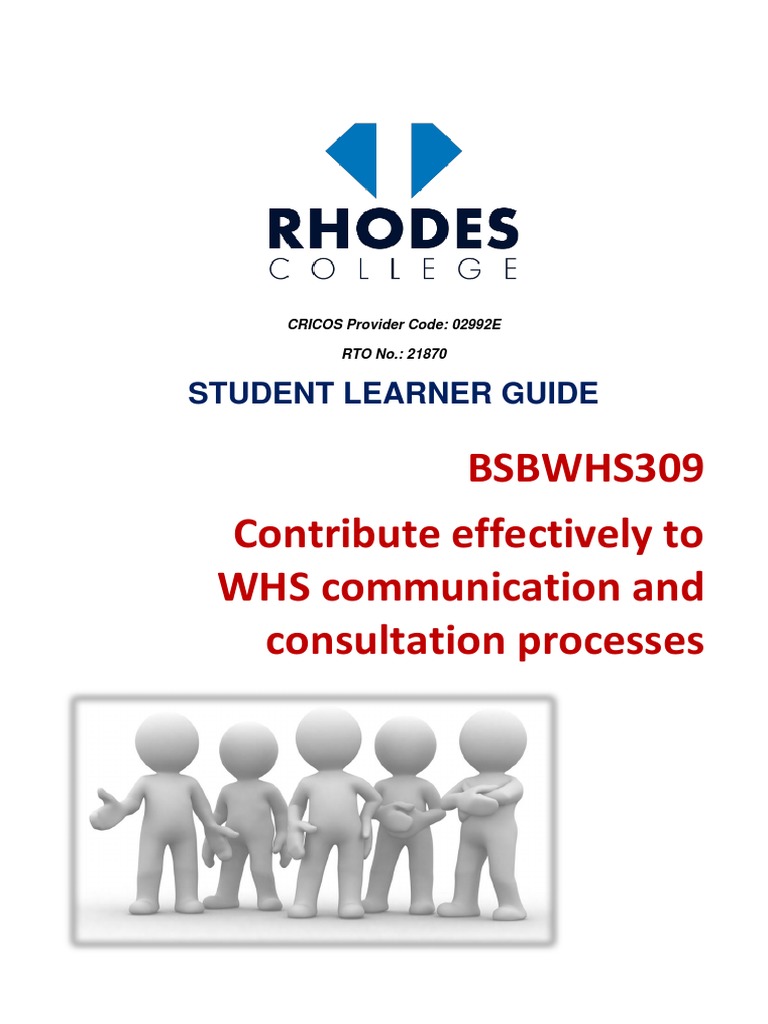 WHS Consultation and Communication Guide | PDF | Occupational Safety ...