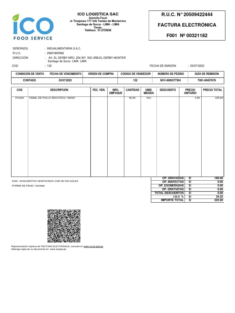 Factura Tamales | PDF | Contabilidad | Documentos empresariales