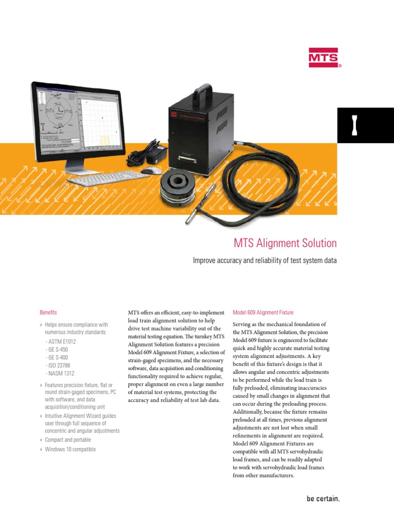 Mts Alignment Solution Brochure | PDF | Accuracy And Precision ...