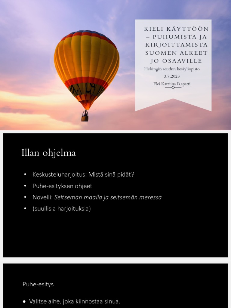 Kieli Käyttöön - Jatko - 03072023 | PDF