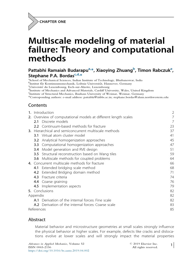 21-Multiscale Modelling For Material Failure | PDF | Crystal Structure ...