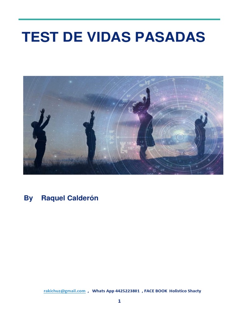 Test de Vidas Pasadas: Descubre Quién Fuiste | PDF | Sicología
